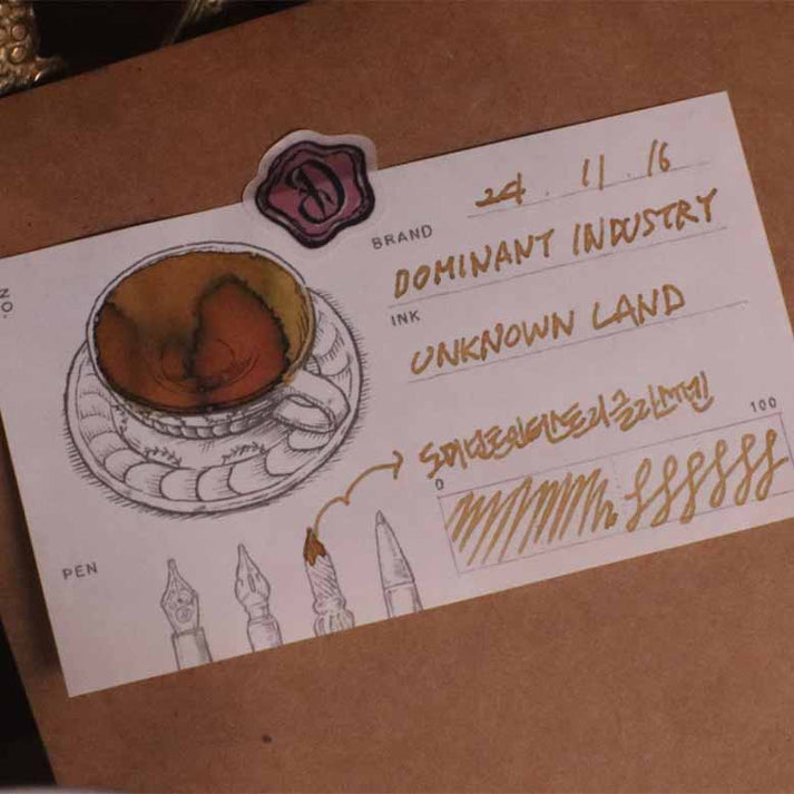 Dominant Industry Ink Swatch Paper – Everything Calligraphy