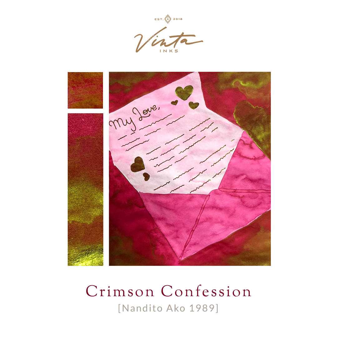 Vinta Inks [30ml] Crimson Confession [Nandito Ako 1989] – Everything ...