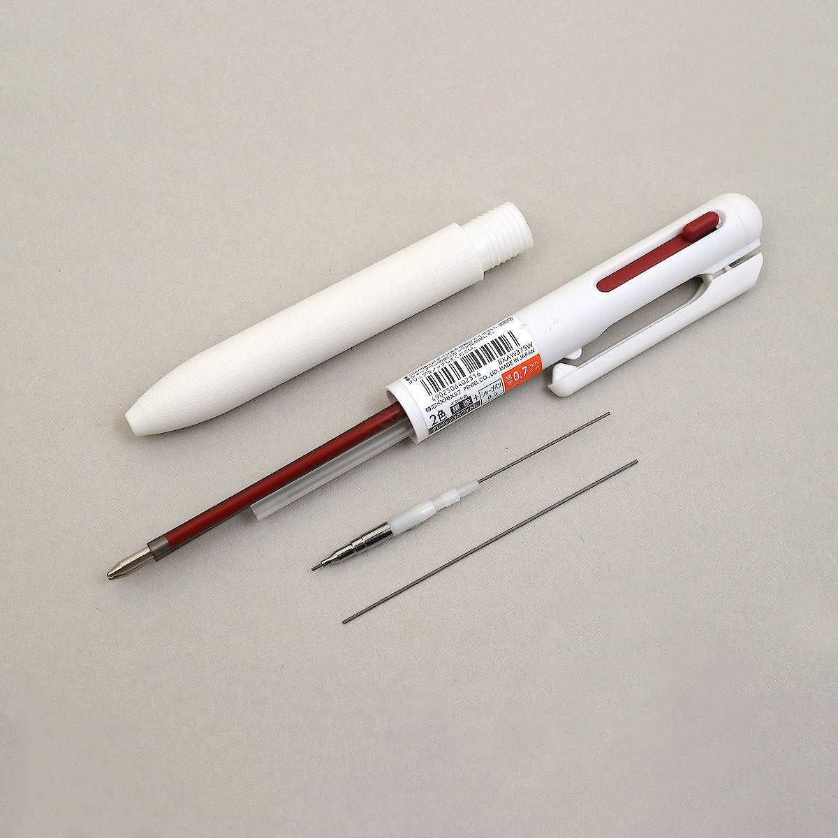 Pentel Calme Dual-color Ballpoint Pens w/ Pencil (0.5mm / 0.7mm ...