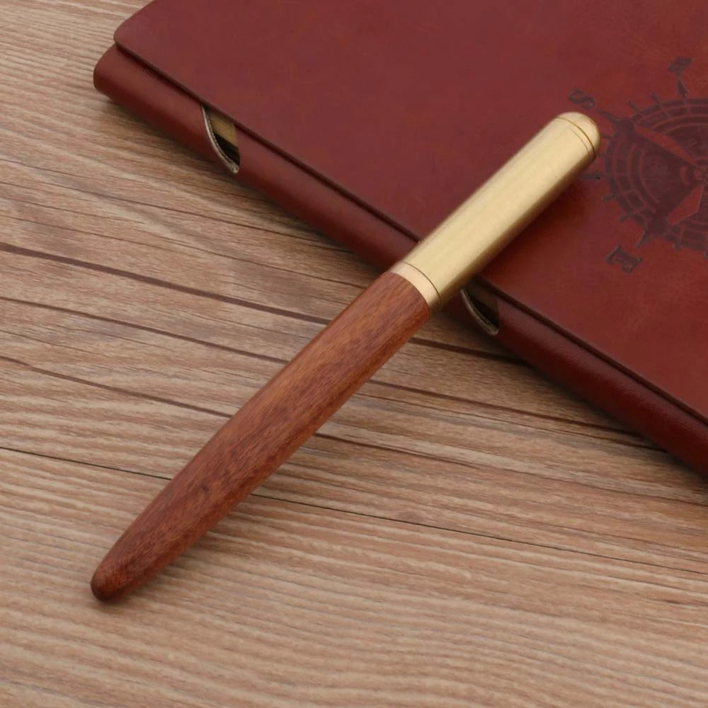 Wooden Fountain Pen Brass Rosewood – Everything Calligraphy