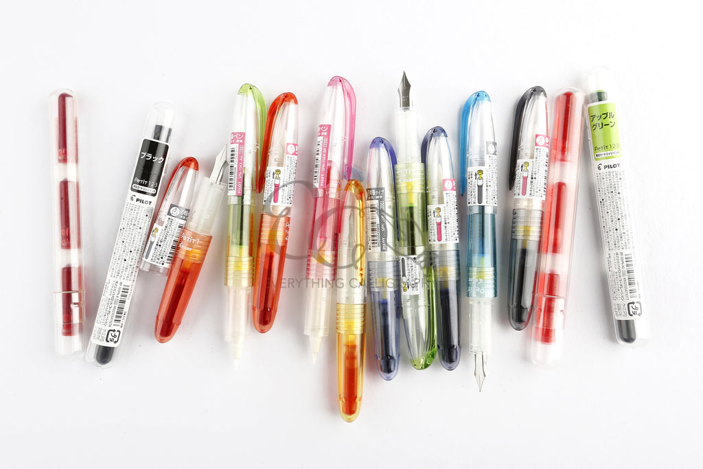 Pilot Petit Fountain Pen, Brush Pen and Sign Pen – Everything Calligraphy
