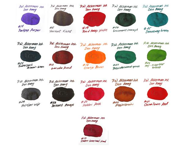 PW Akkerman Inks Sample Vials [3ml] – Everything Calligraphy